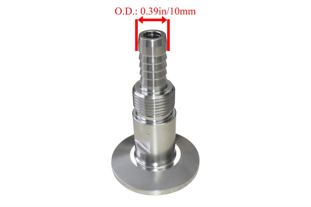 Barbed fitting to KF-25 Adapter - EQ-BARB-KF25 – Thasar S.r.l.