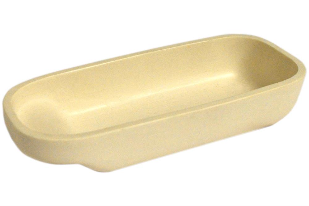 Zirconia Crucible: High Purity 100 x 42 x 18 mm Combustion Boat with 4 ...
