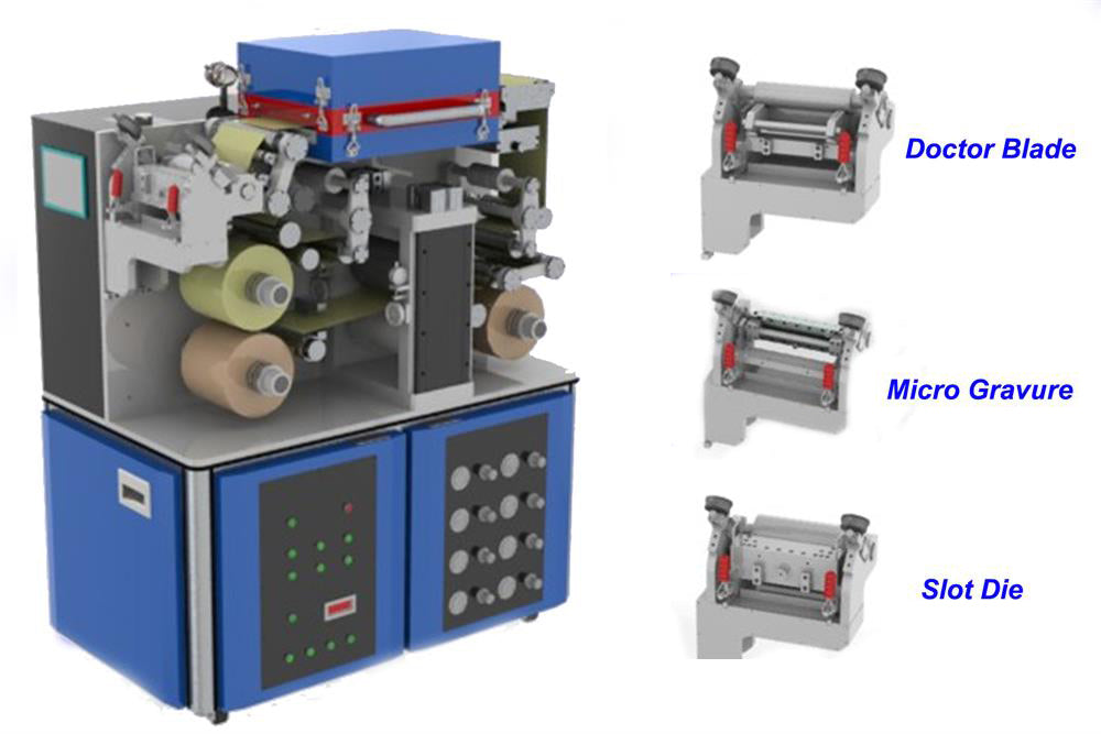 Small Roll to Roll Coater w/ Optional Coating: Blade, Slot Die, Micro ...